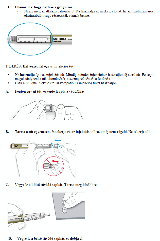 SULIQUA 100 egység/ml + 33 µg/ml oldatos injekció előretöltött ...